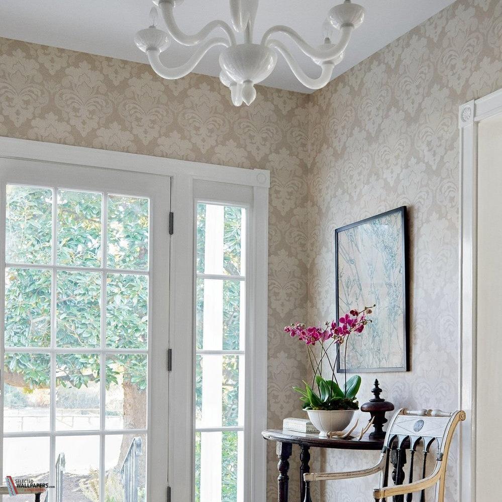 Darcy damask wallpaper Anna French – Selected Wallpapers & Interiors