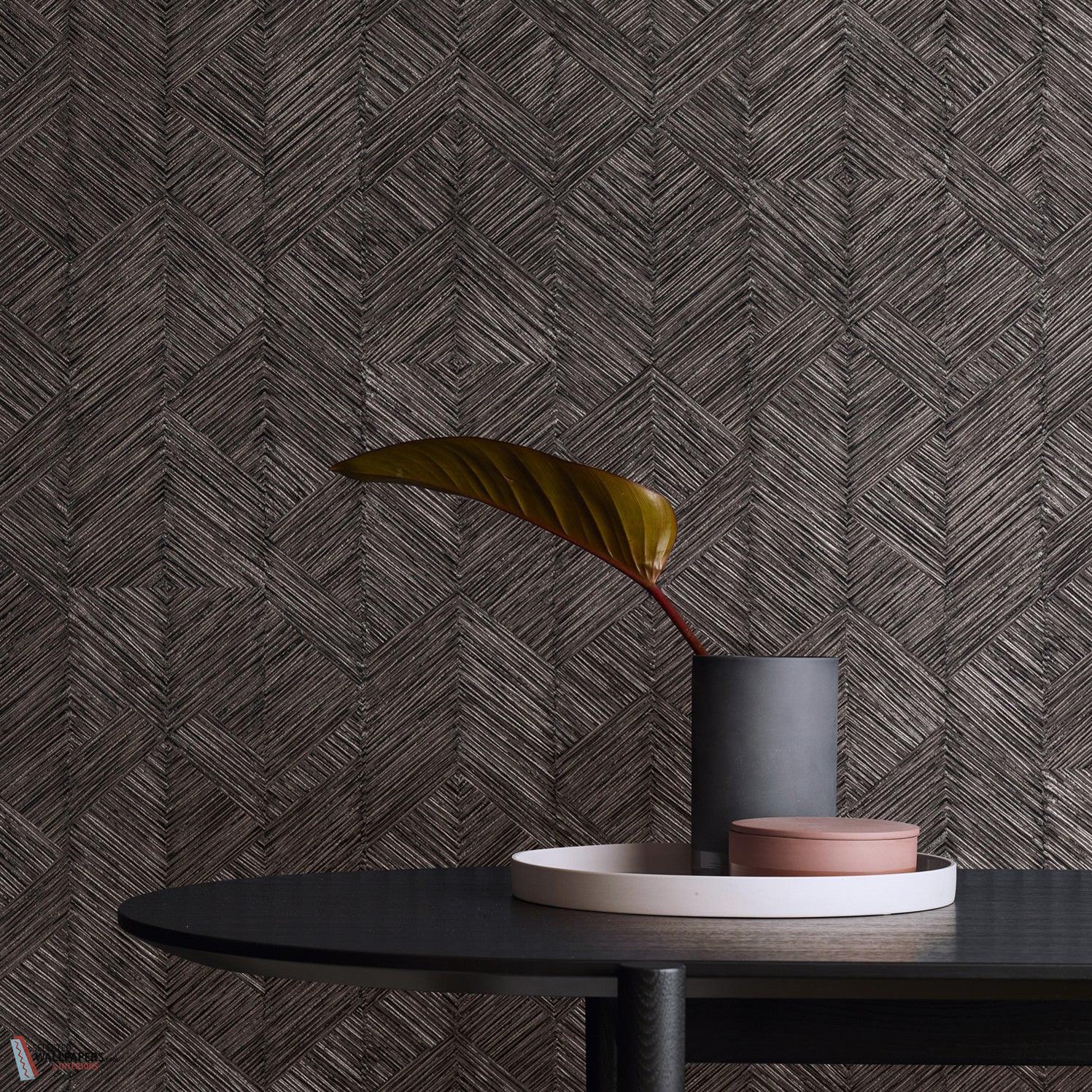 Enitan wallpaper Masureel - A playful structure with a luxurious look ...