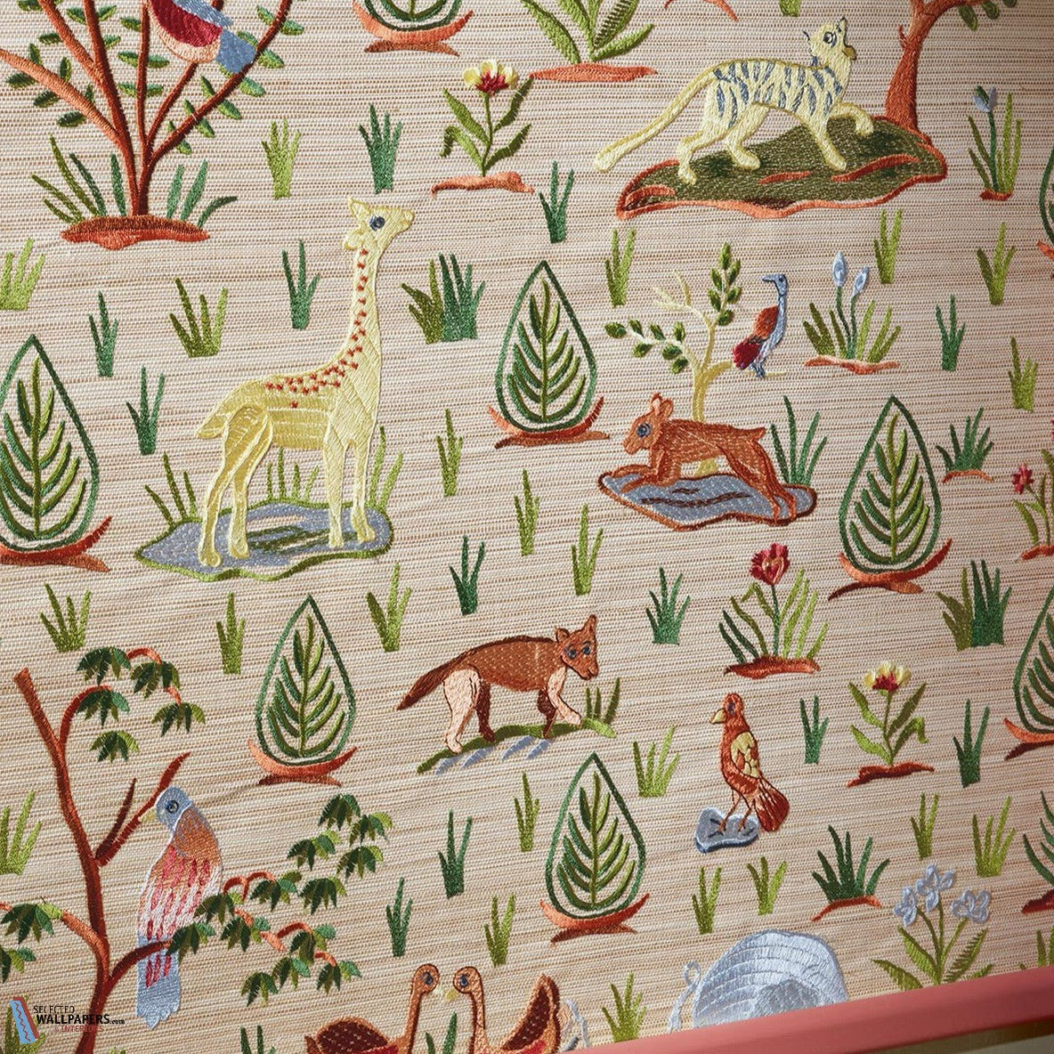 Mayan wallpaper Pierre Frey | Wallpaper Maya FP061 – Selected ...