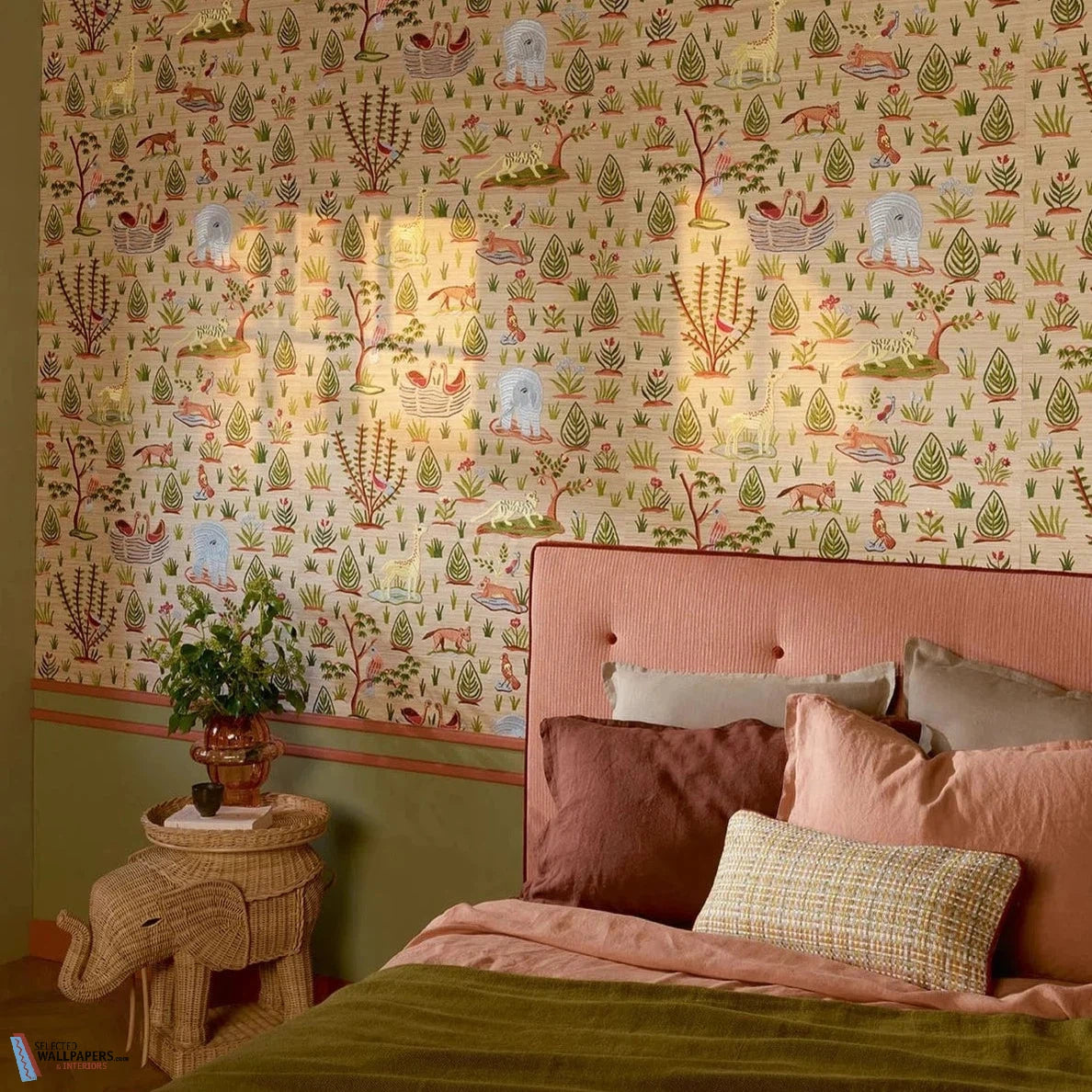 Mayan wallpaper Pierre Frey | Wallpaper Maya FP061 – Selected ...