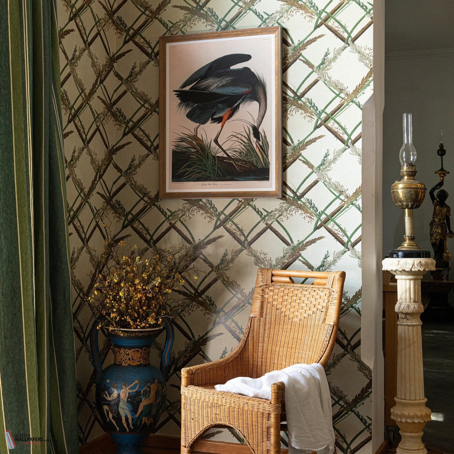 Ornamental Reed wallpaper Mind the Gap – Selected Wallpapers & Interiors