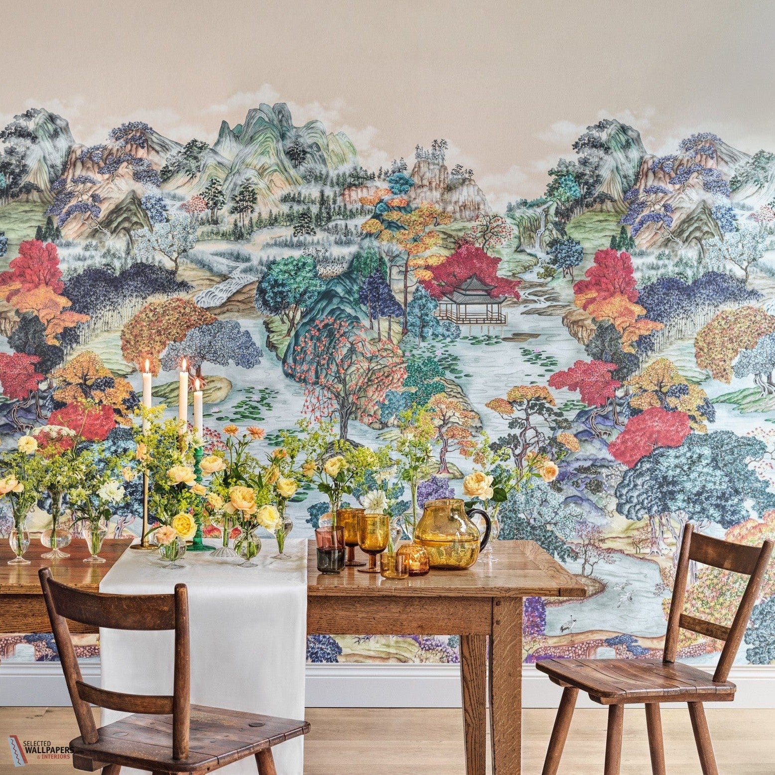 Pavilion behang Cole and Son – Selected Wallpapers & Interiors