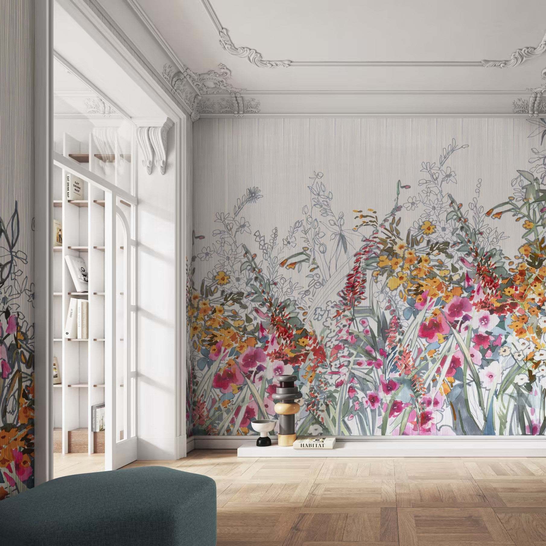 Hibiscus wallpaper Glamora | Wallpaper Hibiscus GLXII321A – Selected ...