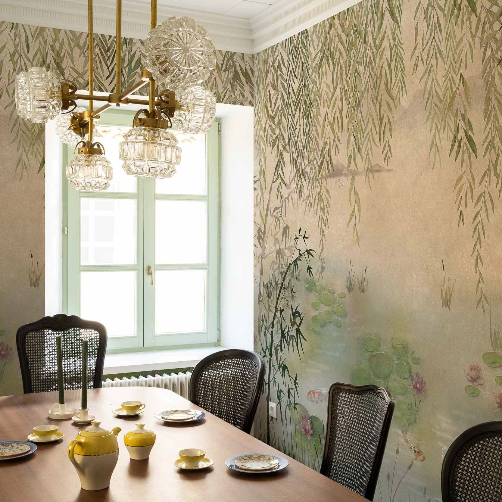 Lotus Textile wallpaper Coordonne | Wallpaper Lotus A00313 – Selected ...